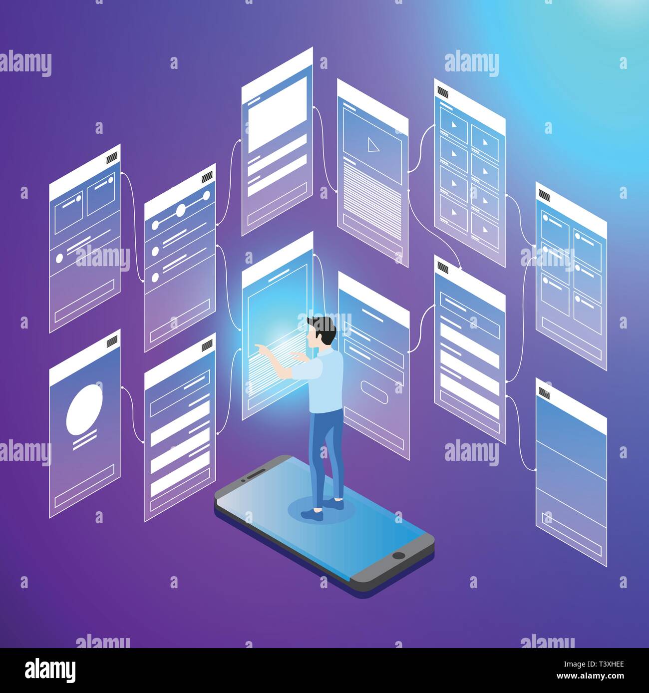 Applications Stock Vector Images - Alamy