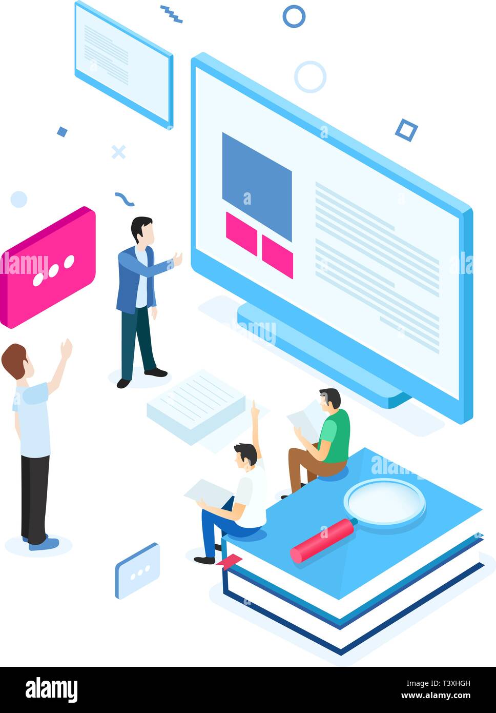 Online education concept Stock Vector Image & Art - Alamy