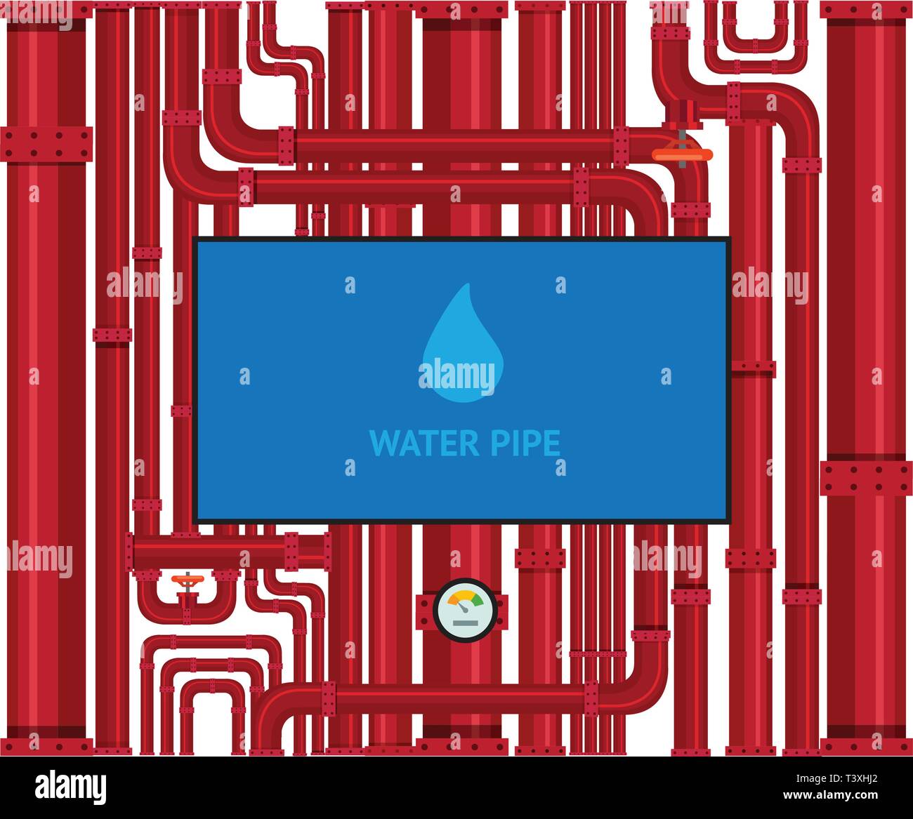 Pipeline design background pattern Stock Vector Image & Art - Alamy