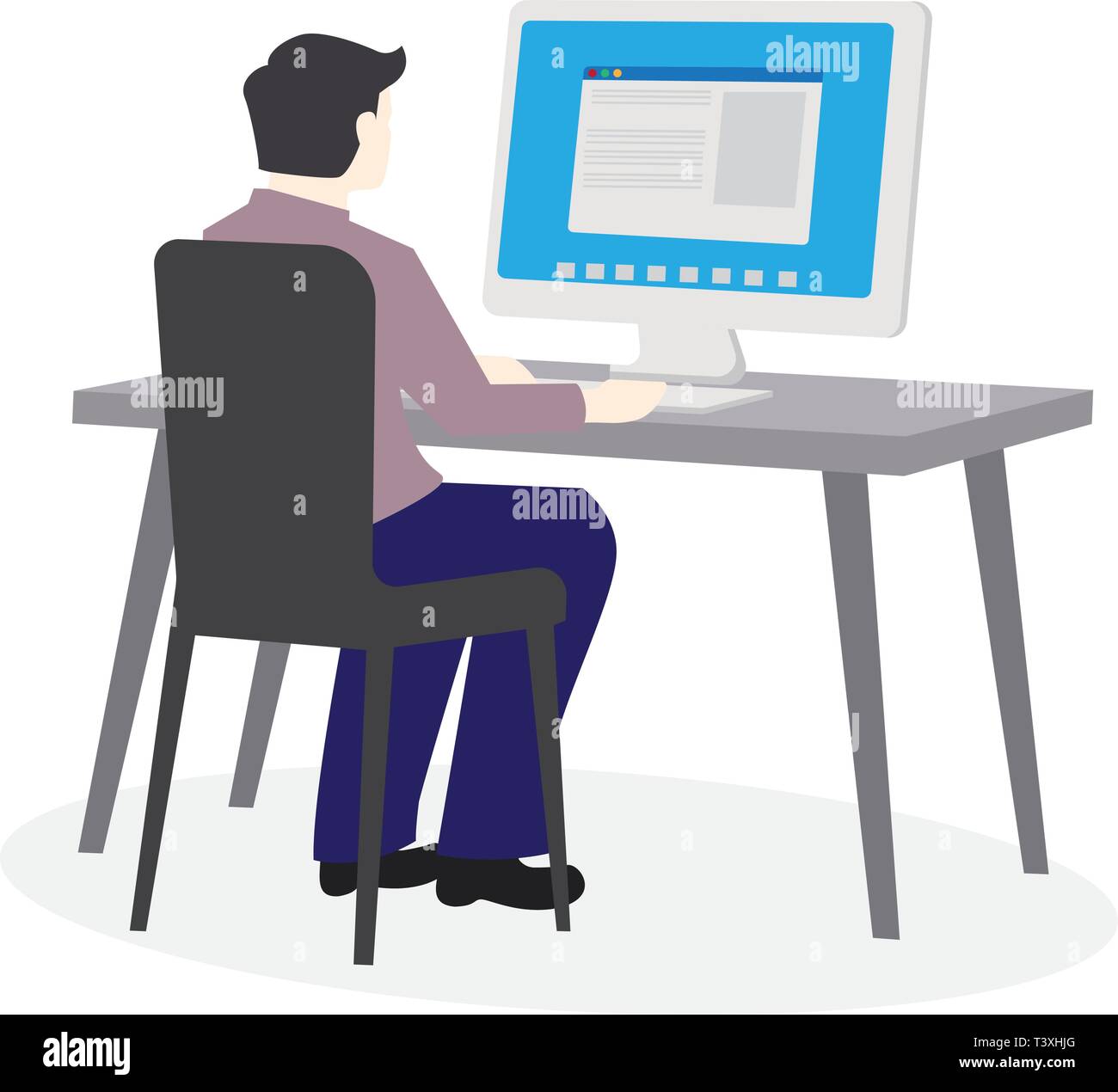 Working suit Stock Vector Images - Alamy