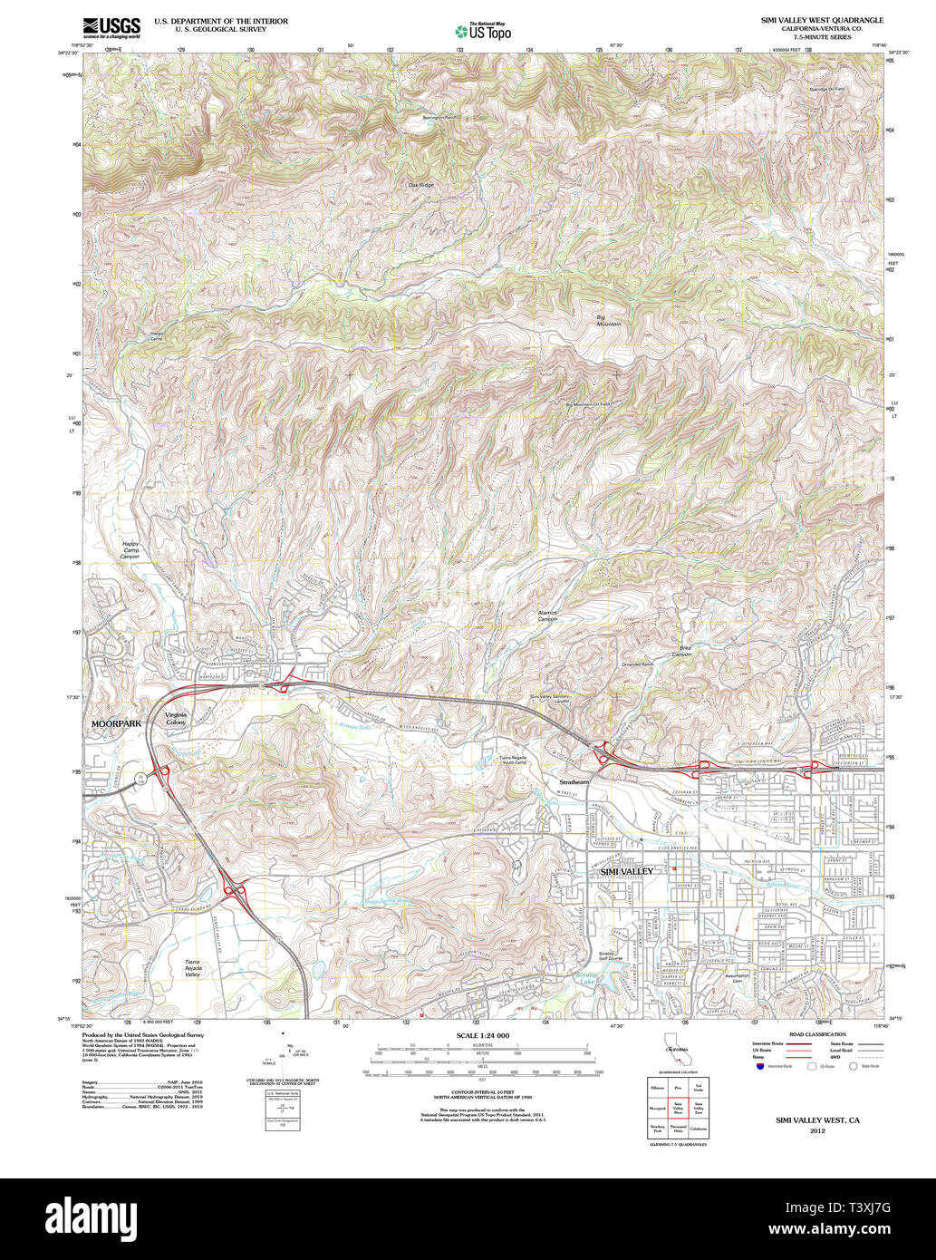 Simi valley west hi-res stock photography and images - Alamy