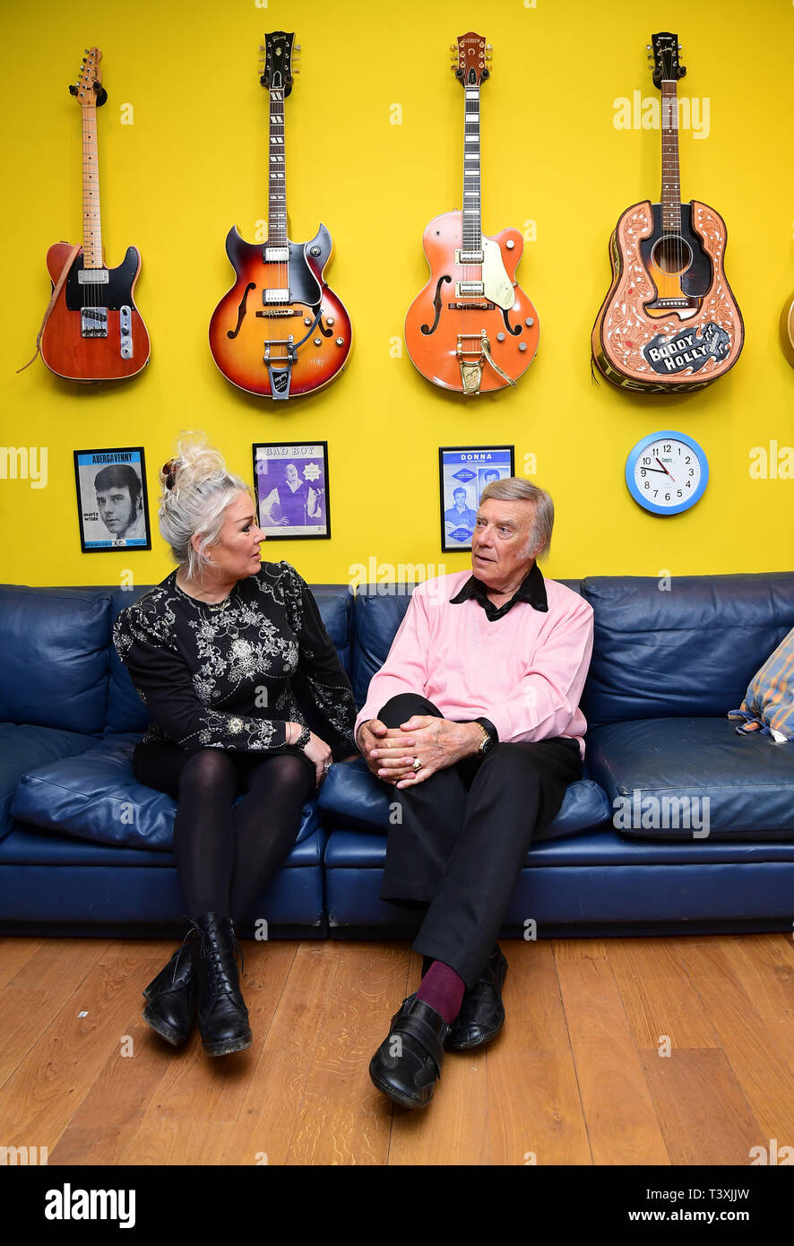 Kim Wilde joins her father Marty Wilde at his home in Hertfordshire to ...