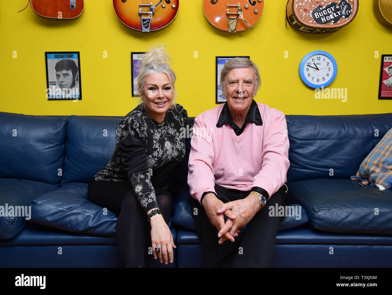 Kim Wilde joins her father Marty Wilde at his home in Hertfordshire to ...