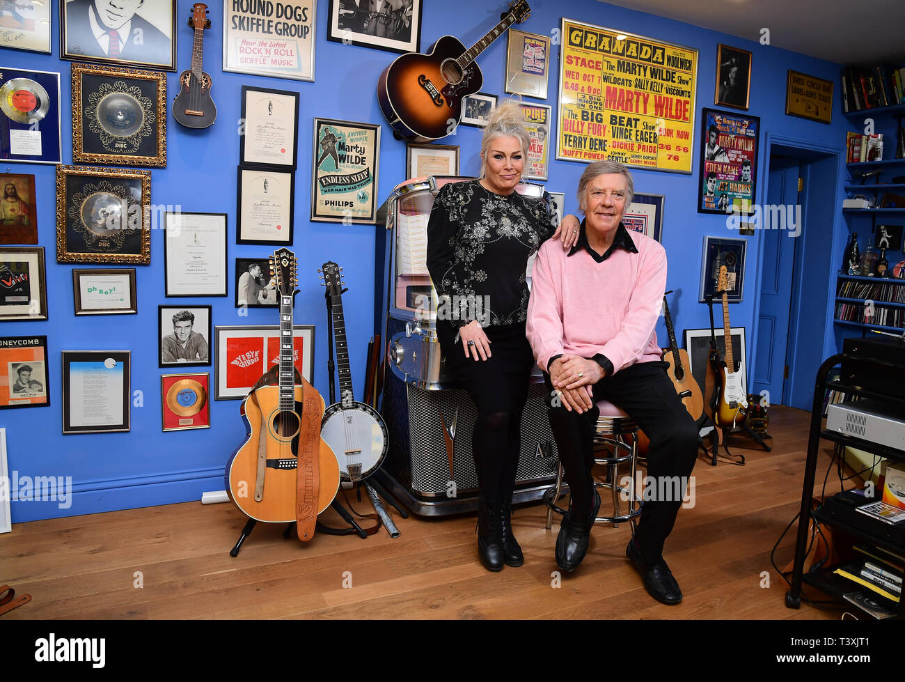 Embargoed to 0001 Friday April 12 Kim Wilde joins her father Marty ...