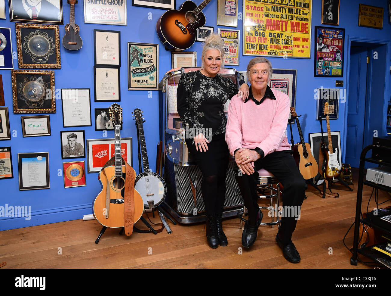 Embargoed to 0001 Friday April 12 Kim Wilde joins her father Marty ...