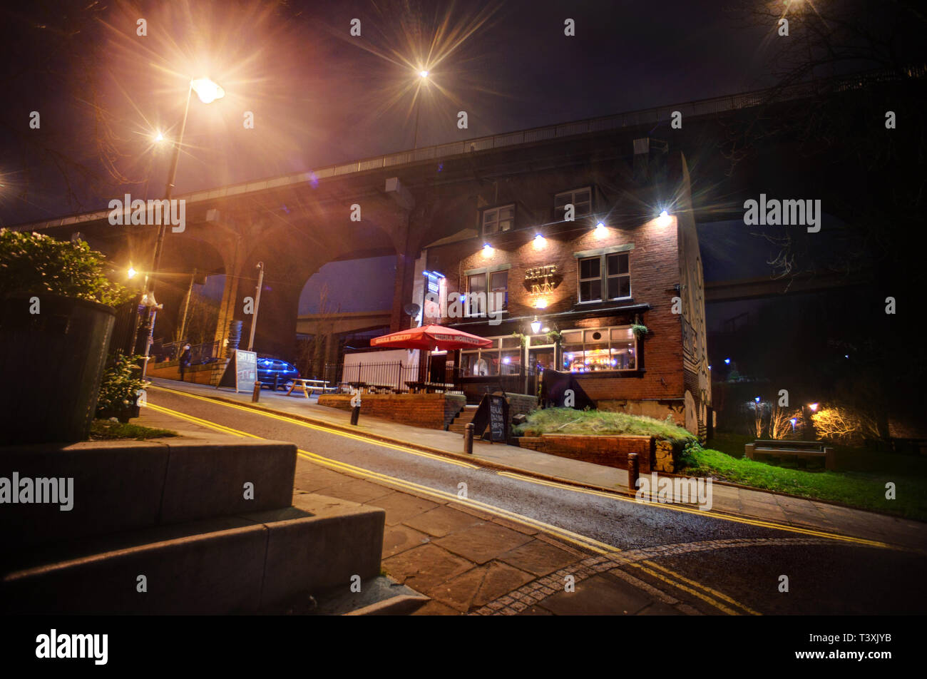 The Ship Inn public house,Ouseburn Valley, Newcastle-upon-Tyne Stock ...