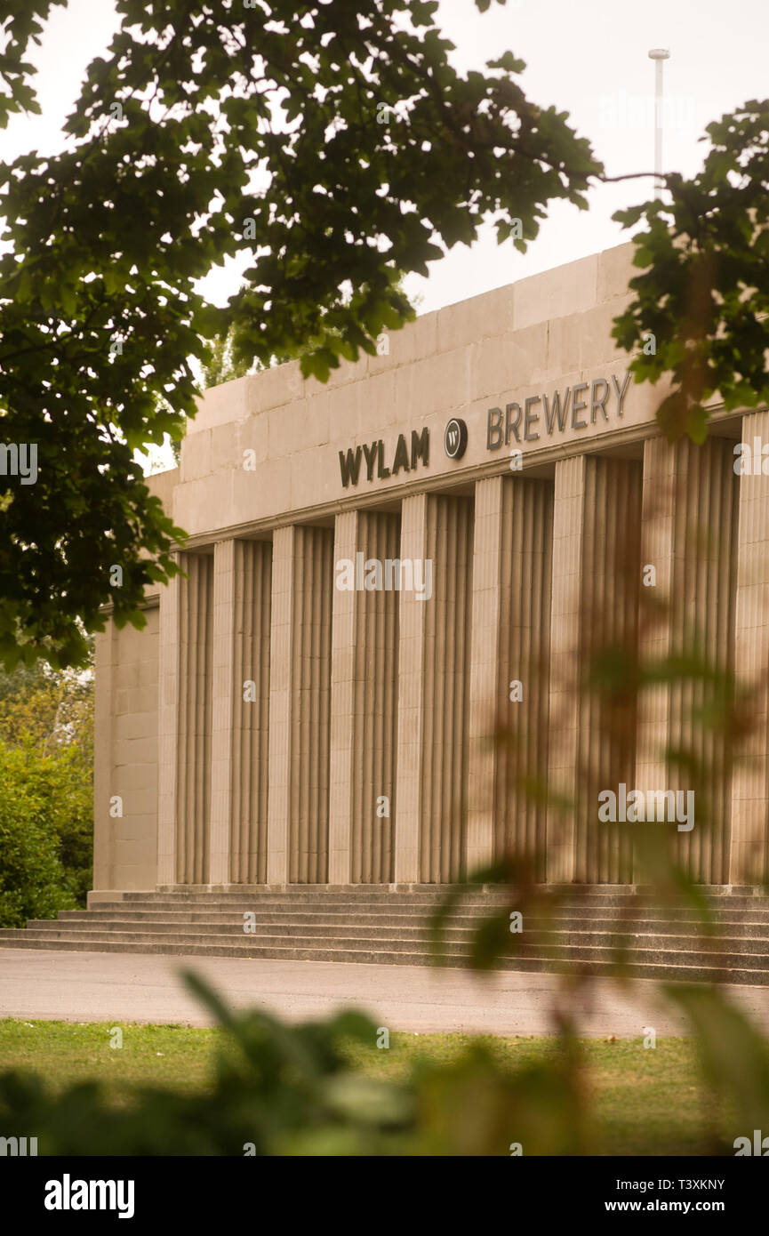 Wylam Brewery building in the Exhibition Park, Newcastle-upon-Tyne ...