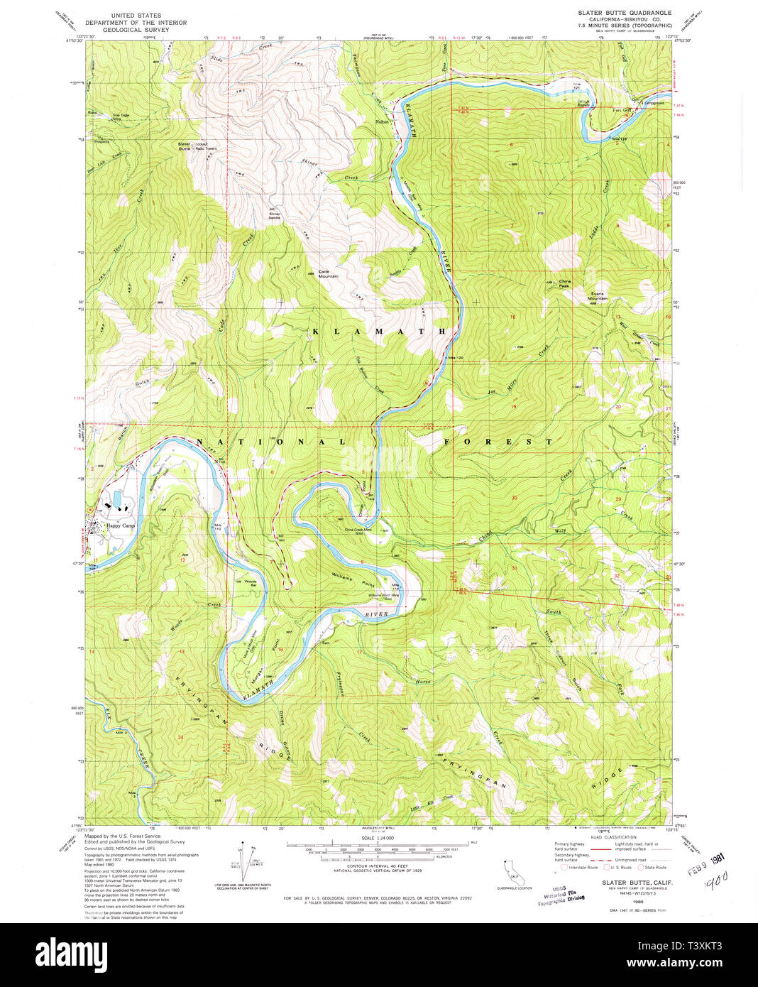 Map california 1980 hi-res stock photography and images - Alamy