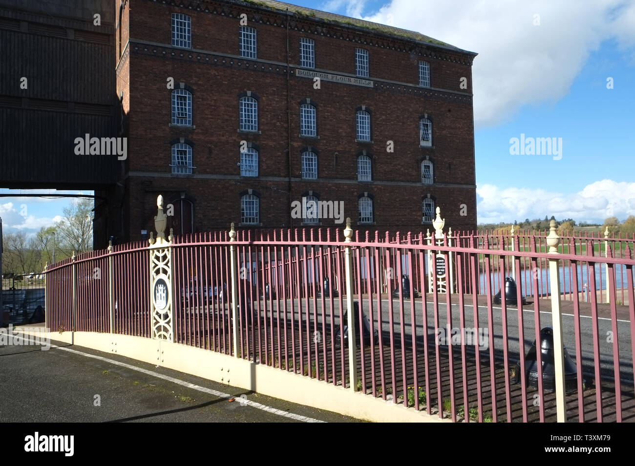 The Iron Bridge over the Mill Avon, and Healings Flour Mills, also ...