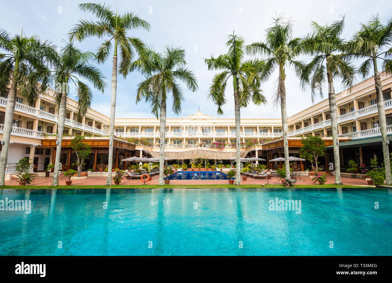 Hotel in Mekong Delta, Vietnam Stock Photo - Alamy