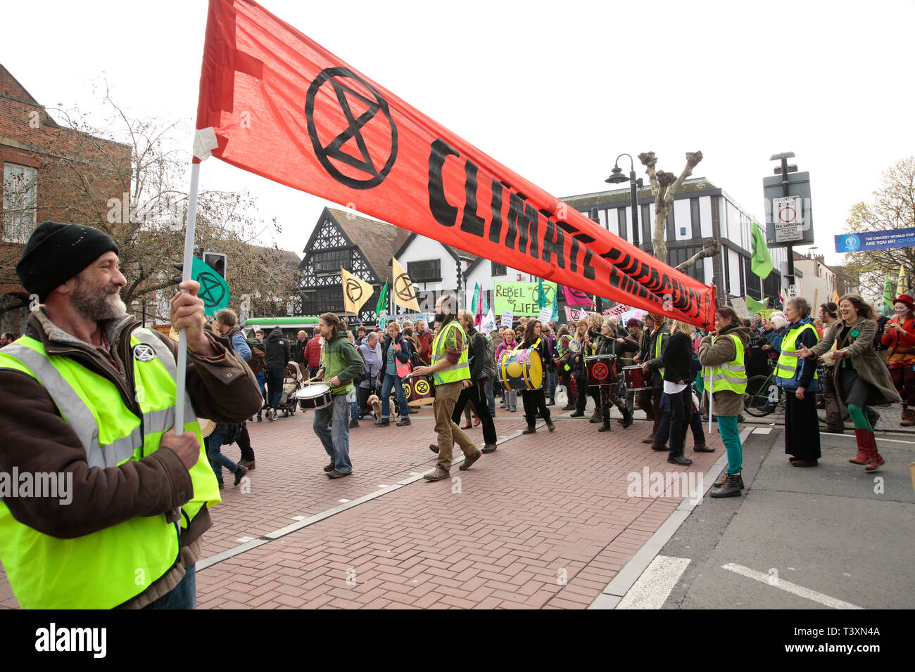 Extinction Rebellion demonstration Taunton 2019 Stock Photo - Alamy