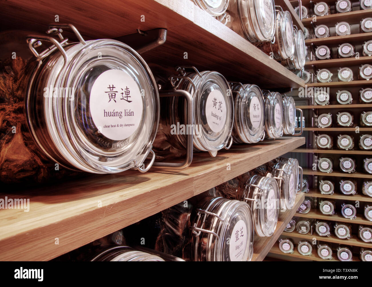 Shelves of dried tea hi-res stock photography and images - Alamy