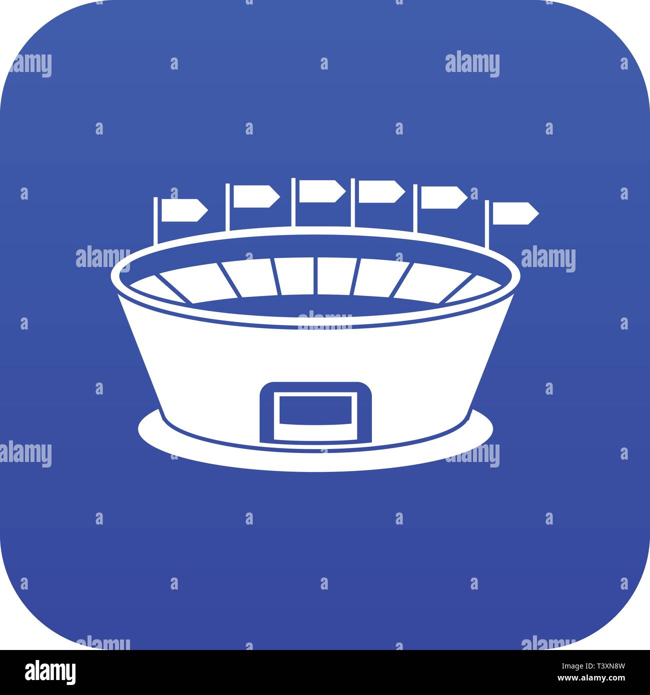Stadium icon digital blue Stock Vector Image & Art - Alamy
