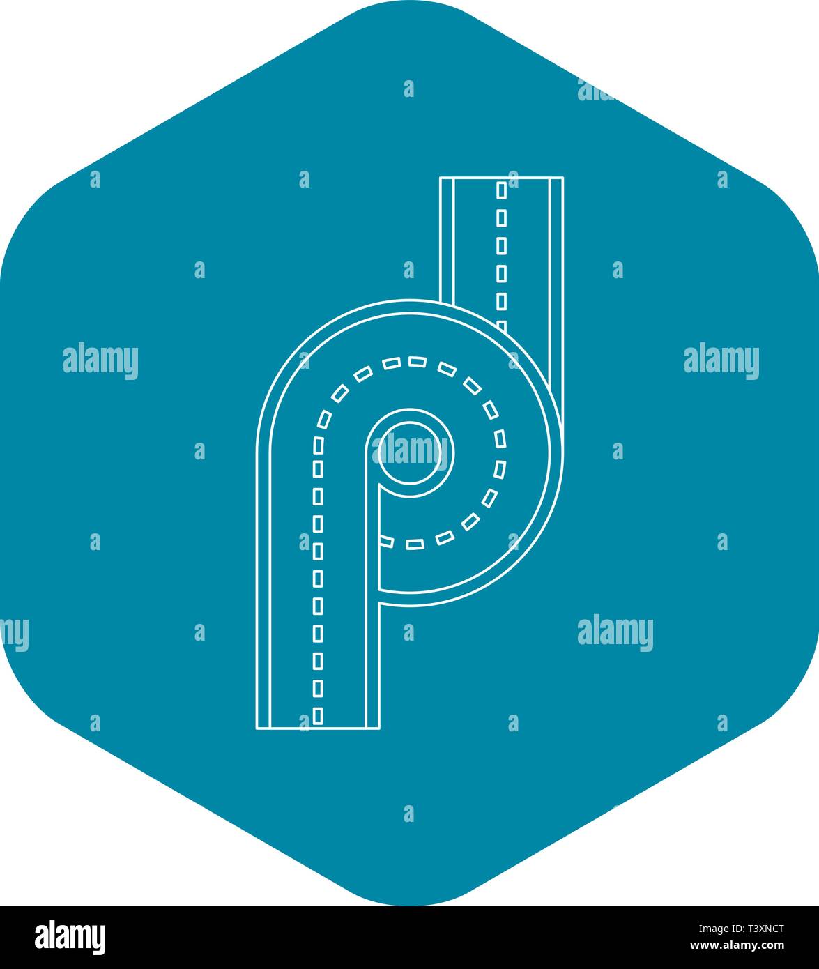 Town map roundabout Stock Vector Images - Alamy