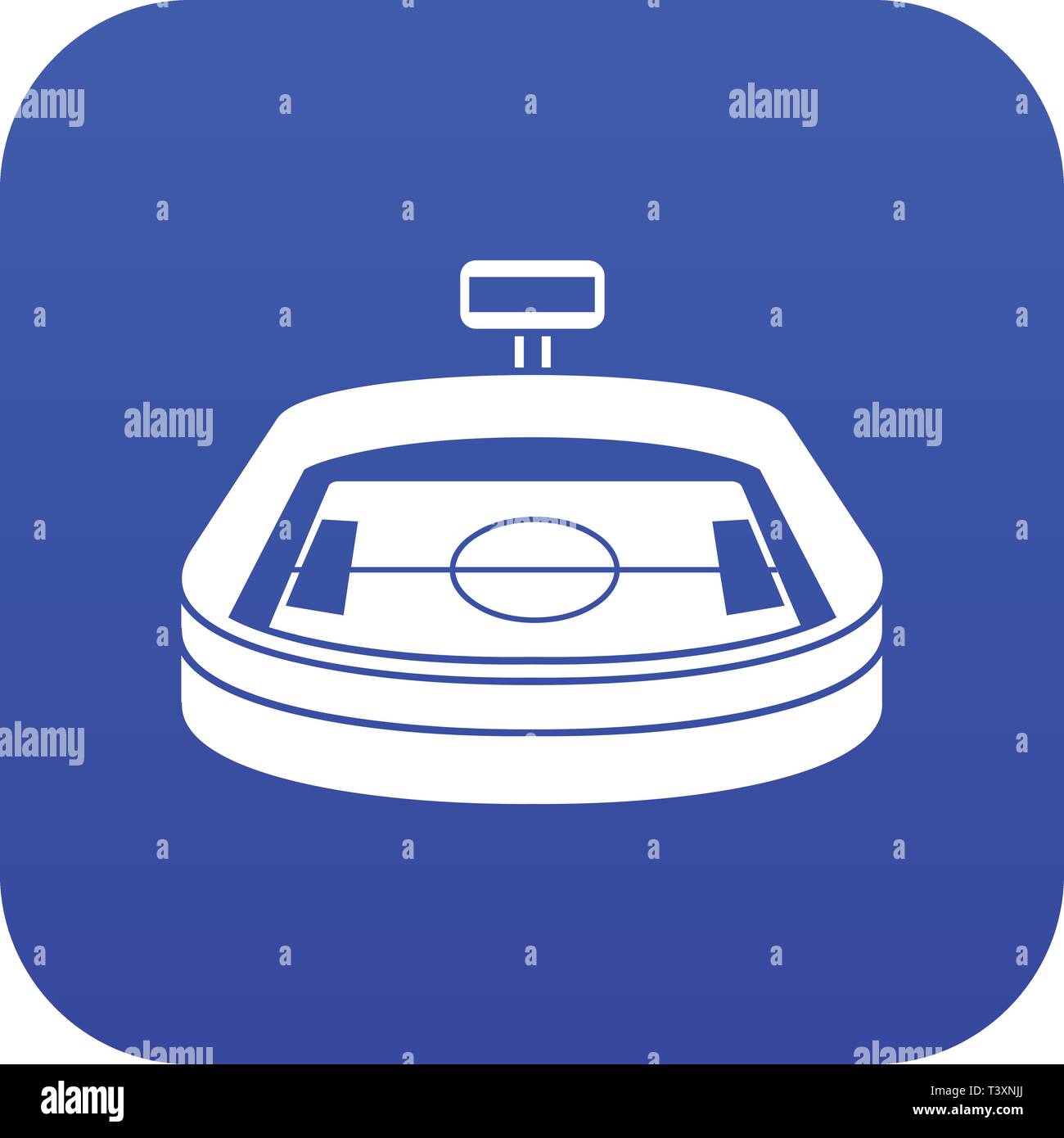 Stadium icon digital blue Stock Vector Image & Art - Alamy