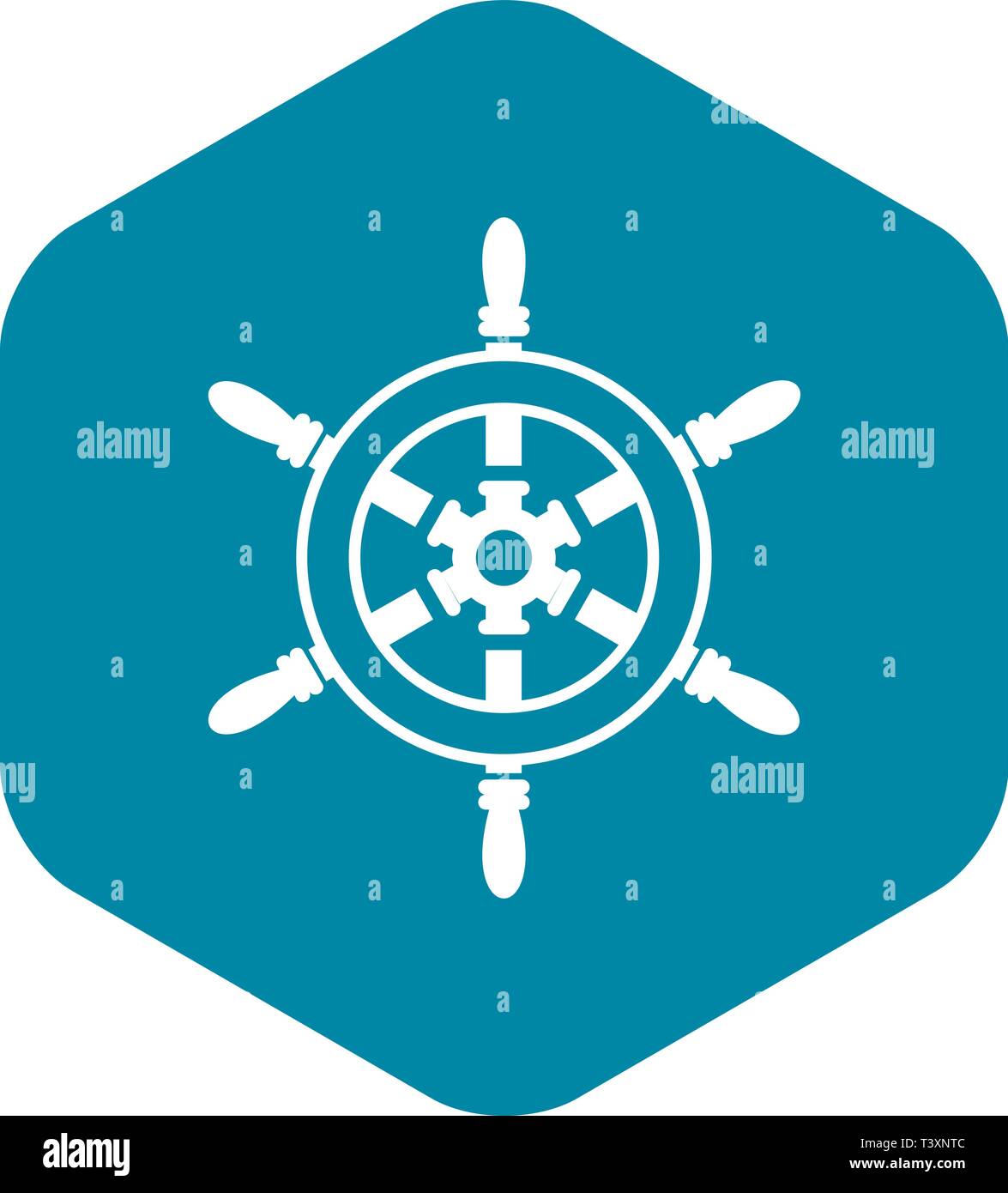 Wheel of ship icon, simple style Stock Vector Image & Art - Alamy