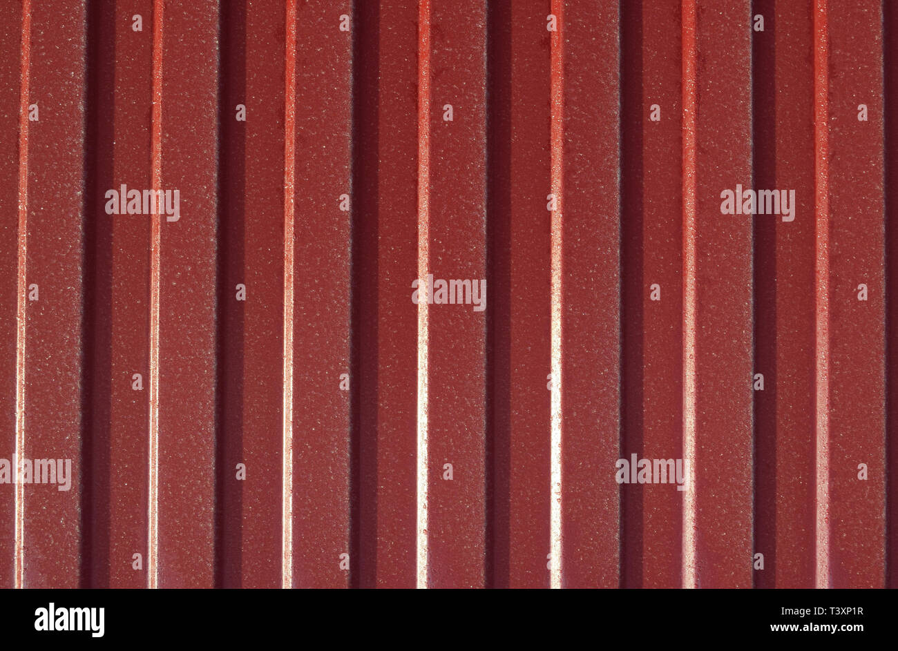 Diagonal pattern of metal profile. Fences from the galvanized iron ...