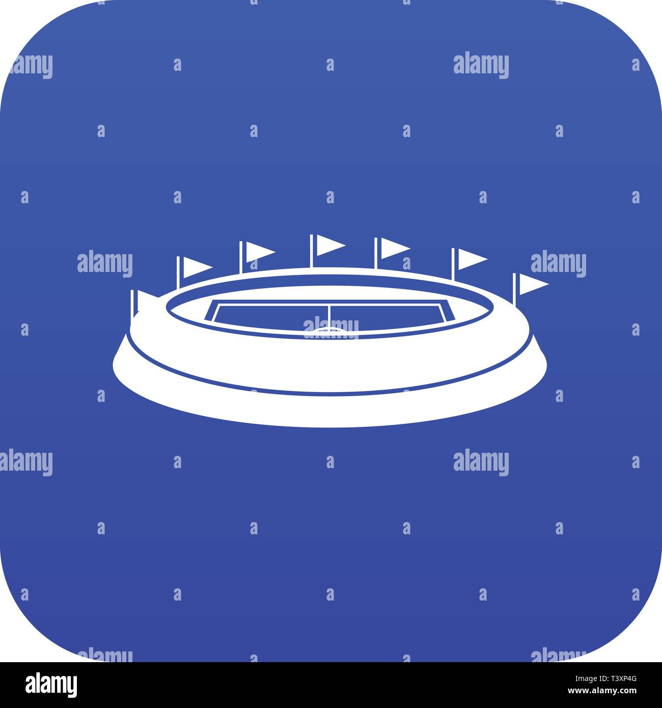 Stadium icon digital blue Stock Vector Image & Art - Alamy