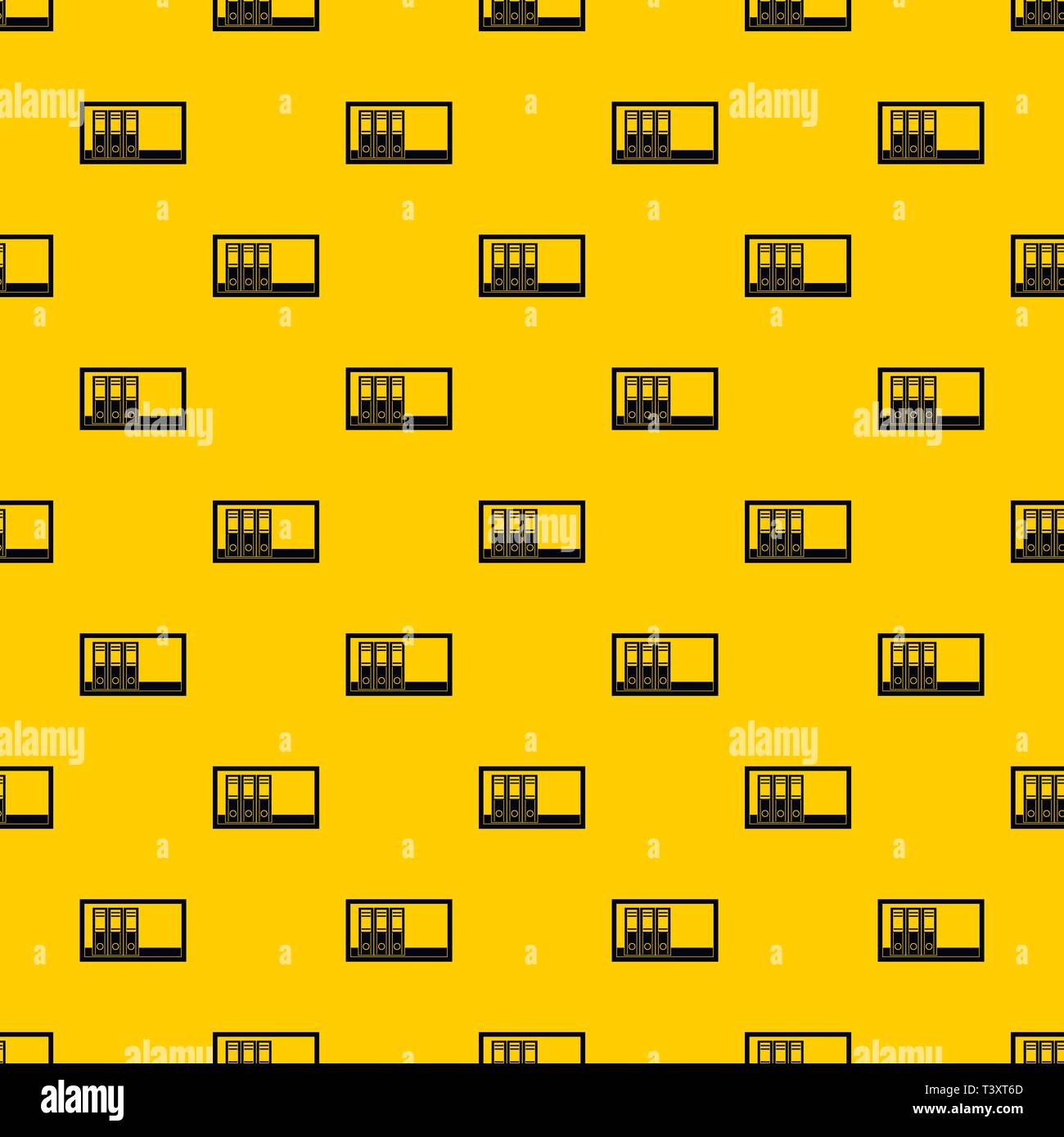 Office folders on the shelf pattern vector Stock Vector Image & Art - Alamy