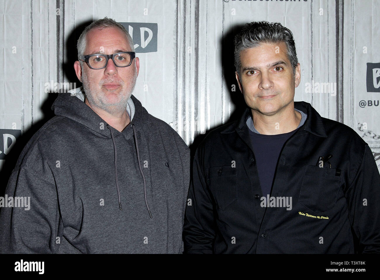 New York, USA. 11 Apr, 2019. Brian Koppelman, David Levien at BUILD ...
