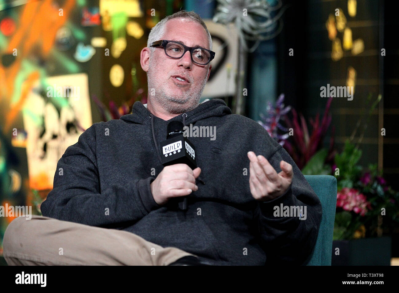 New York, USA. 11 Apr, 2019. Brian Koppelman at BUILD Series ...