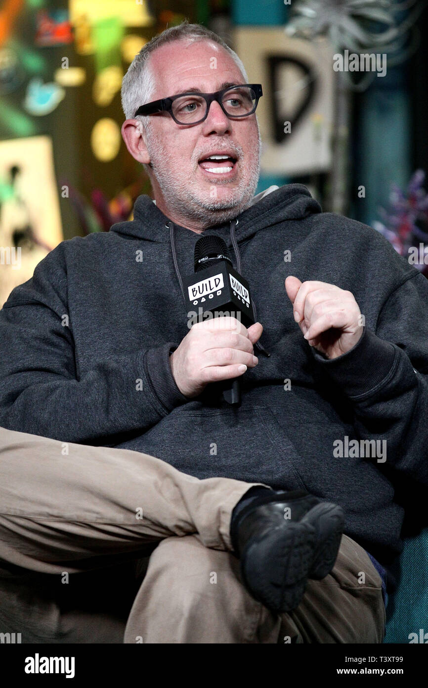 New York, USA. 11 Apr, 2019. Brian Koppelman at BUILD Series ...