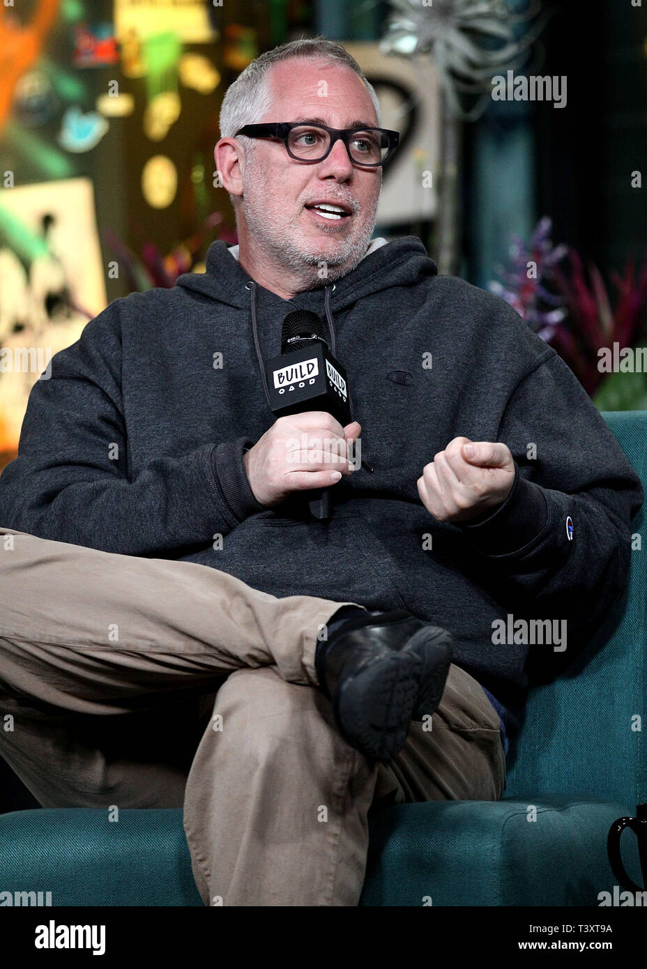 New York, USA. 11 Apr, 2019. Brian Koppelman at BUILD Series ...