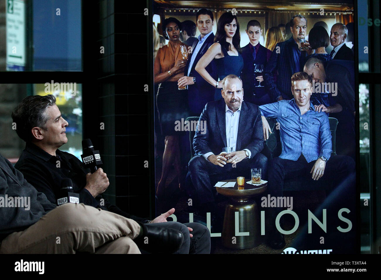 New York, USA. 11 Apr, 2019. David Levien at BUILD Series, discussing ...