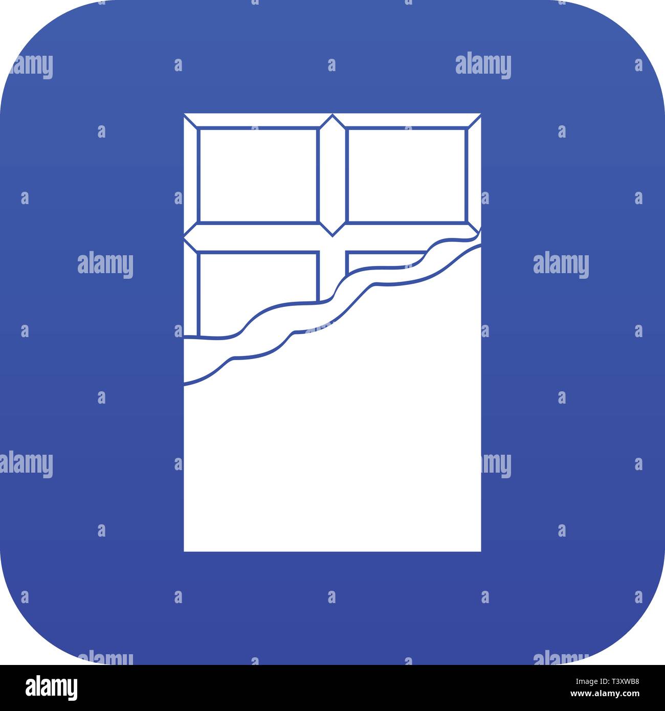 Chocolate icon digital blue Stock Vector Image & Art - Alamy