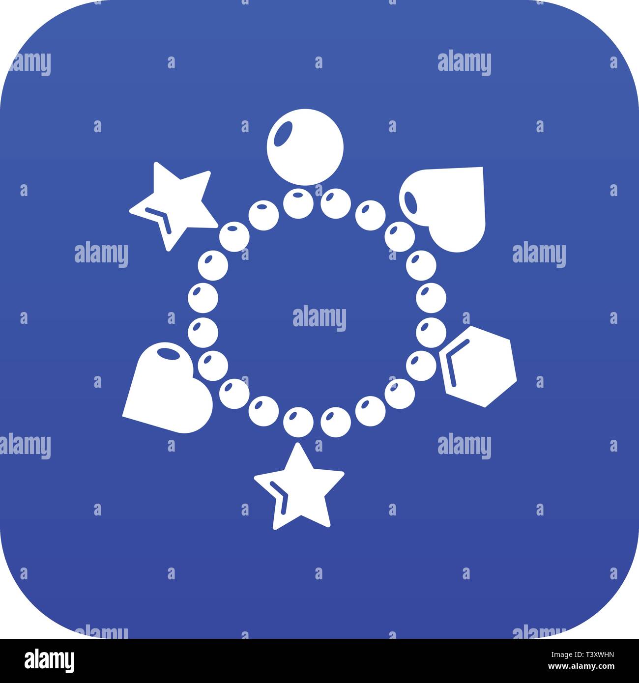 Charm bracelet with key hi-res stock photography and images - Alamy