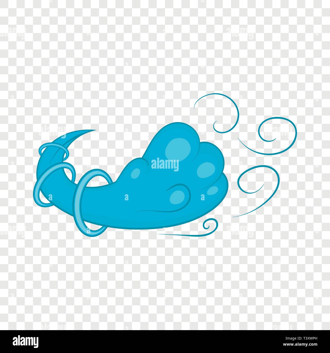 Decorative swirling winter icon, cartoon style Stock Vector Image & Art ...