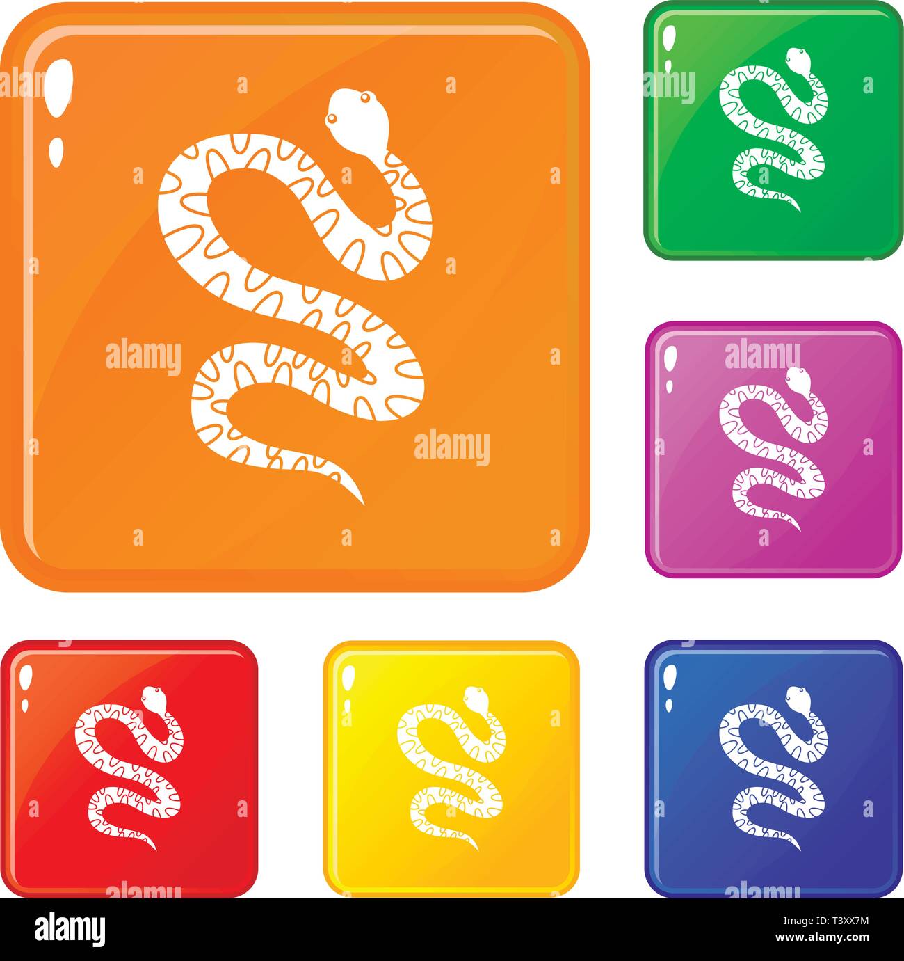 Writhing snake Stock Vector Images - Alamy