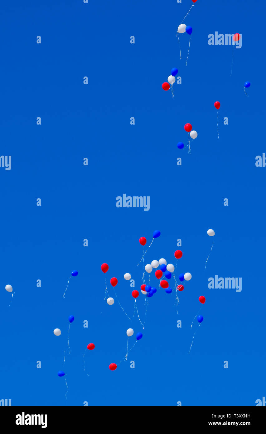 Hydrogen filled balloons hi-res stock photography and images - Alamy