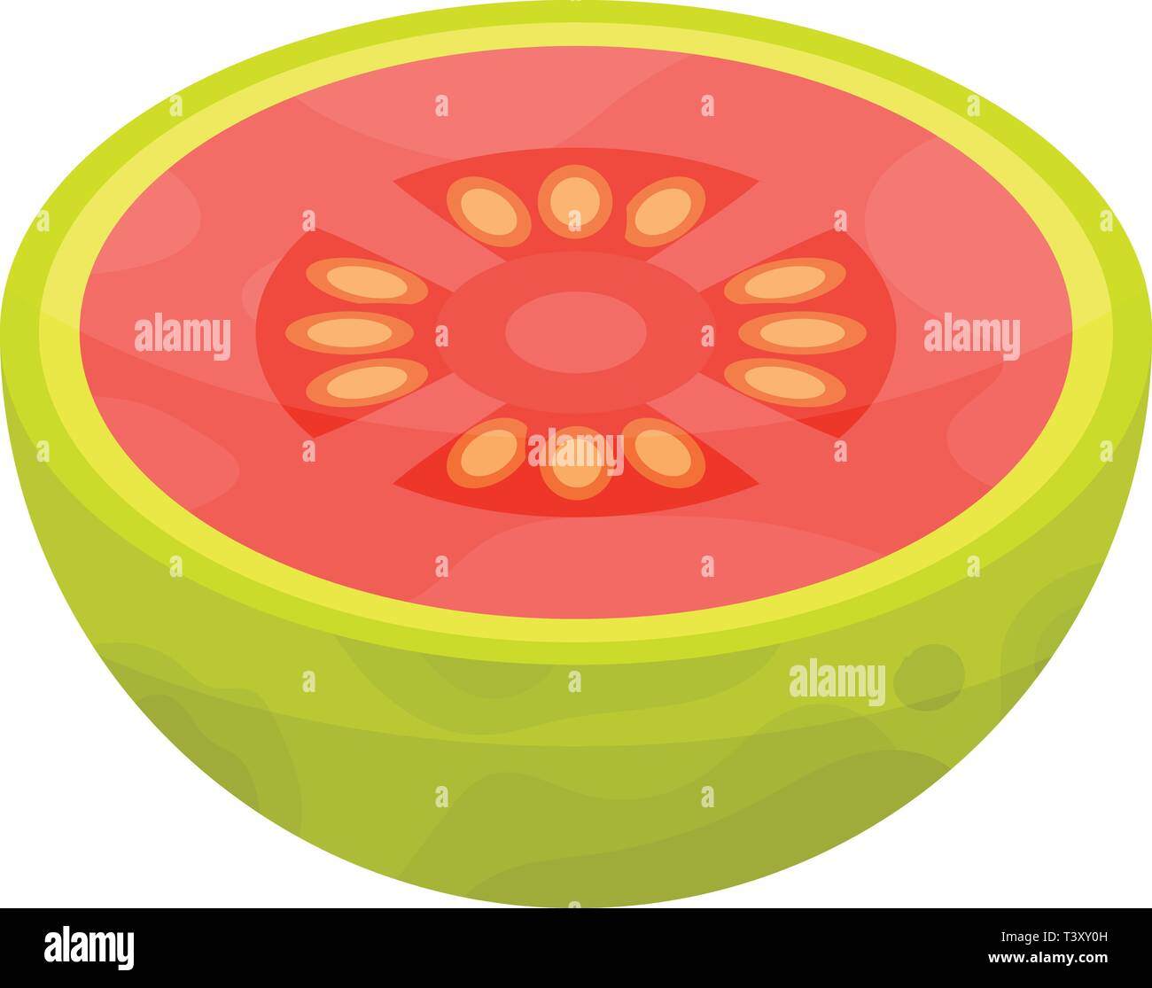 Half guava icon, isometric style Stock Vector Image & Art - Alamy