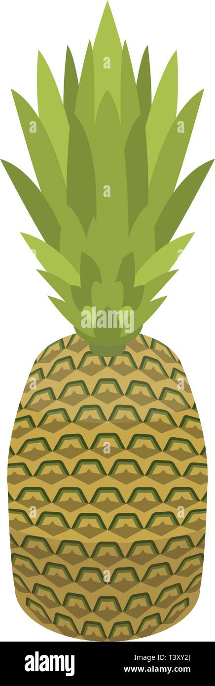 Pineapple isometric icon hi-res stock photography and images - Alamy