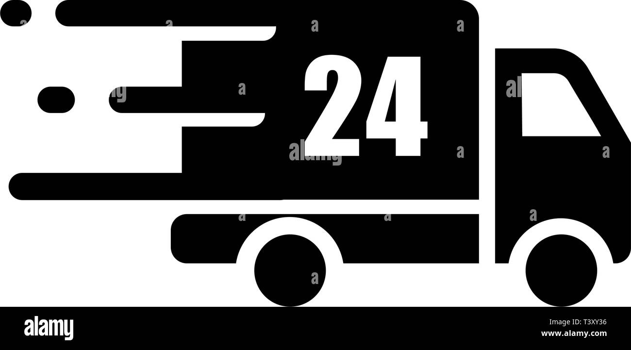 Distribution icon black vector hi-res stock photography and images - Alamy