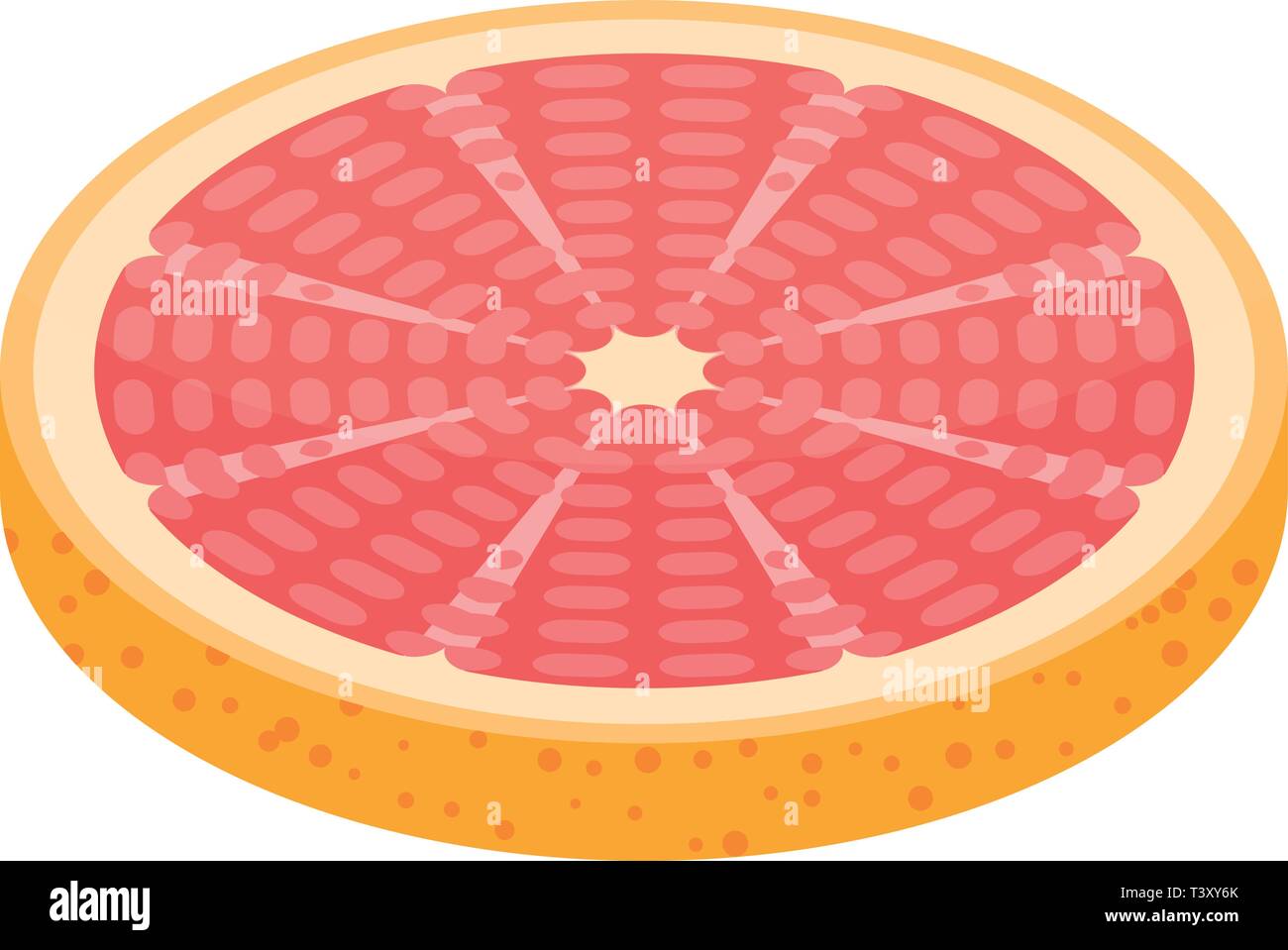 Pink grapefruit flower Stock Vector Images - Alamy
