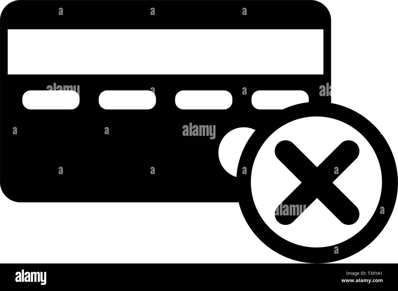 Rejected payment Black and White Stock Photos & Images - Alamy