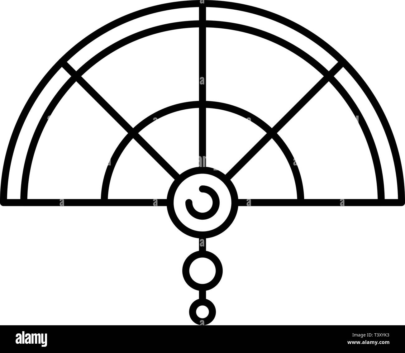 Handheld fan icon Black and White Stock Photos & Images - Alamy