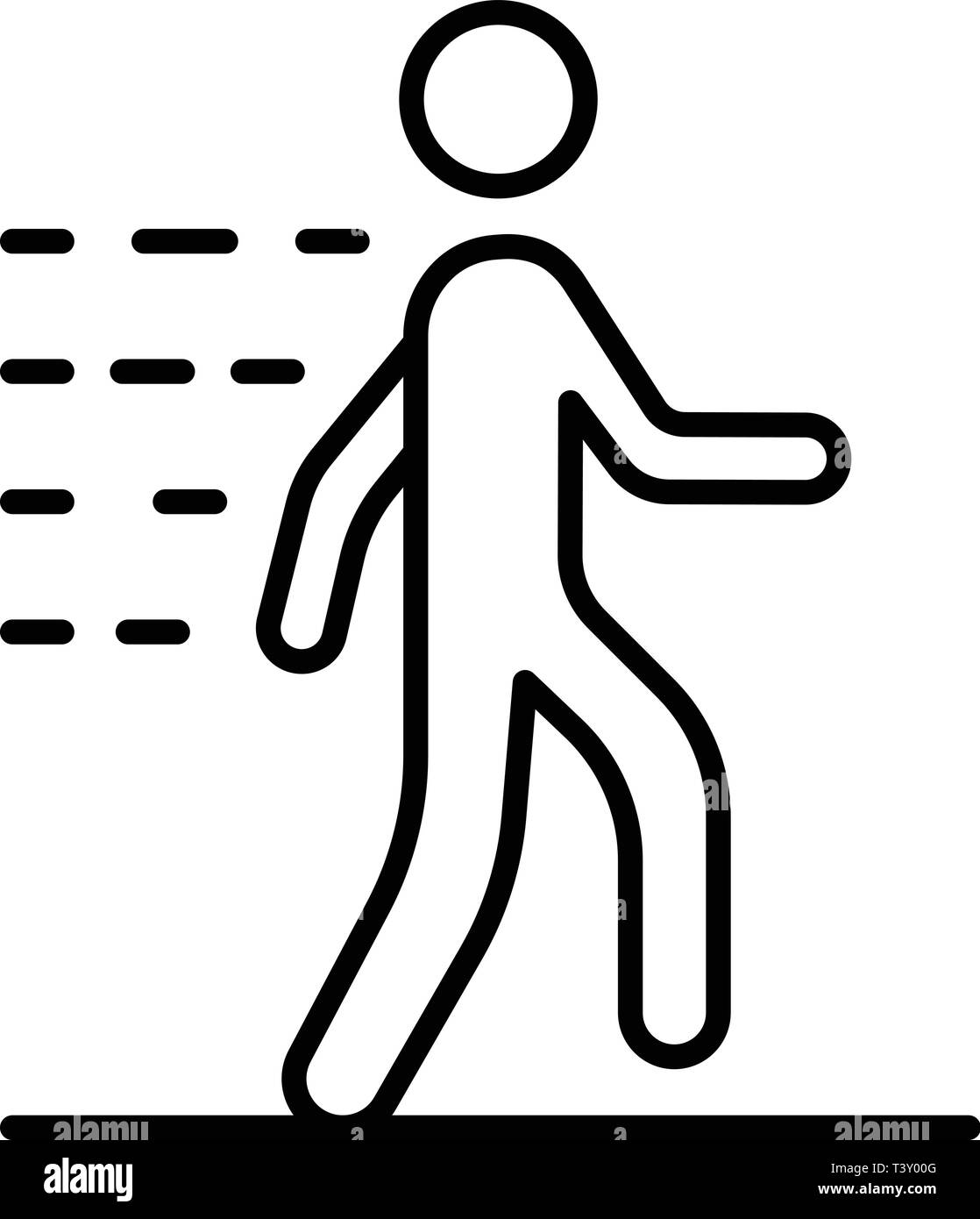Walking Person Outline