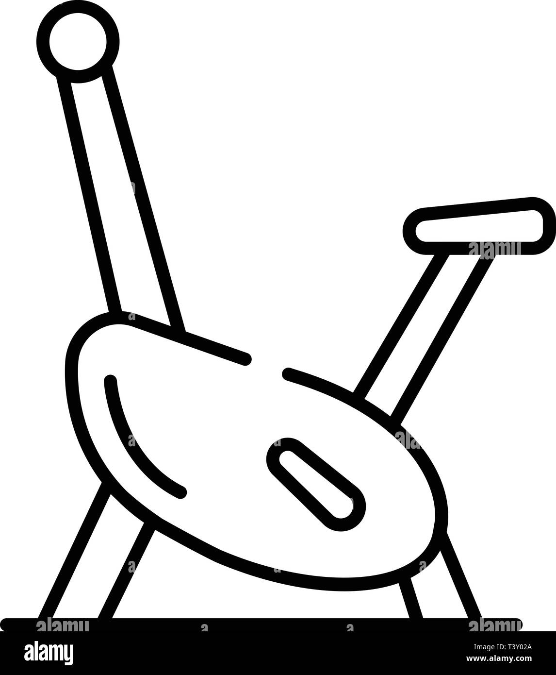 Fitness bike icon, outline style Stock Vector Image & Art - Alamy