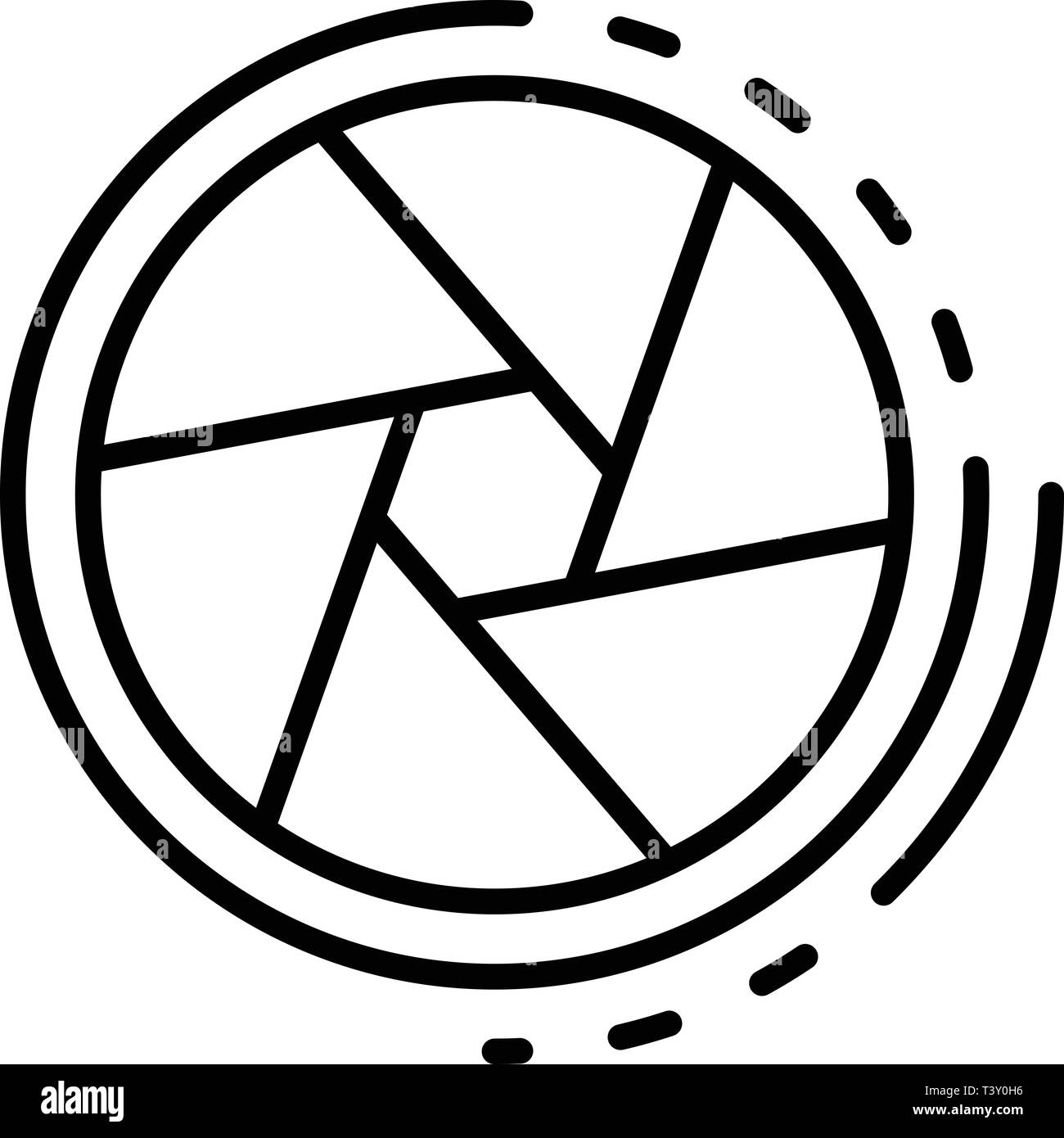 Cinema shutter icon, outline style Stock Vector Image & Art - Alamy