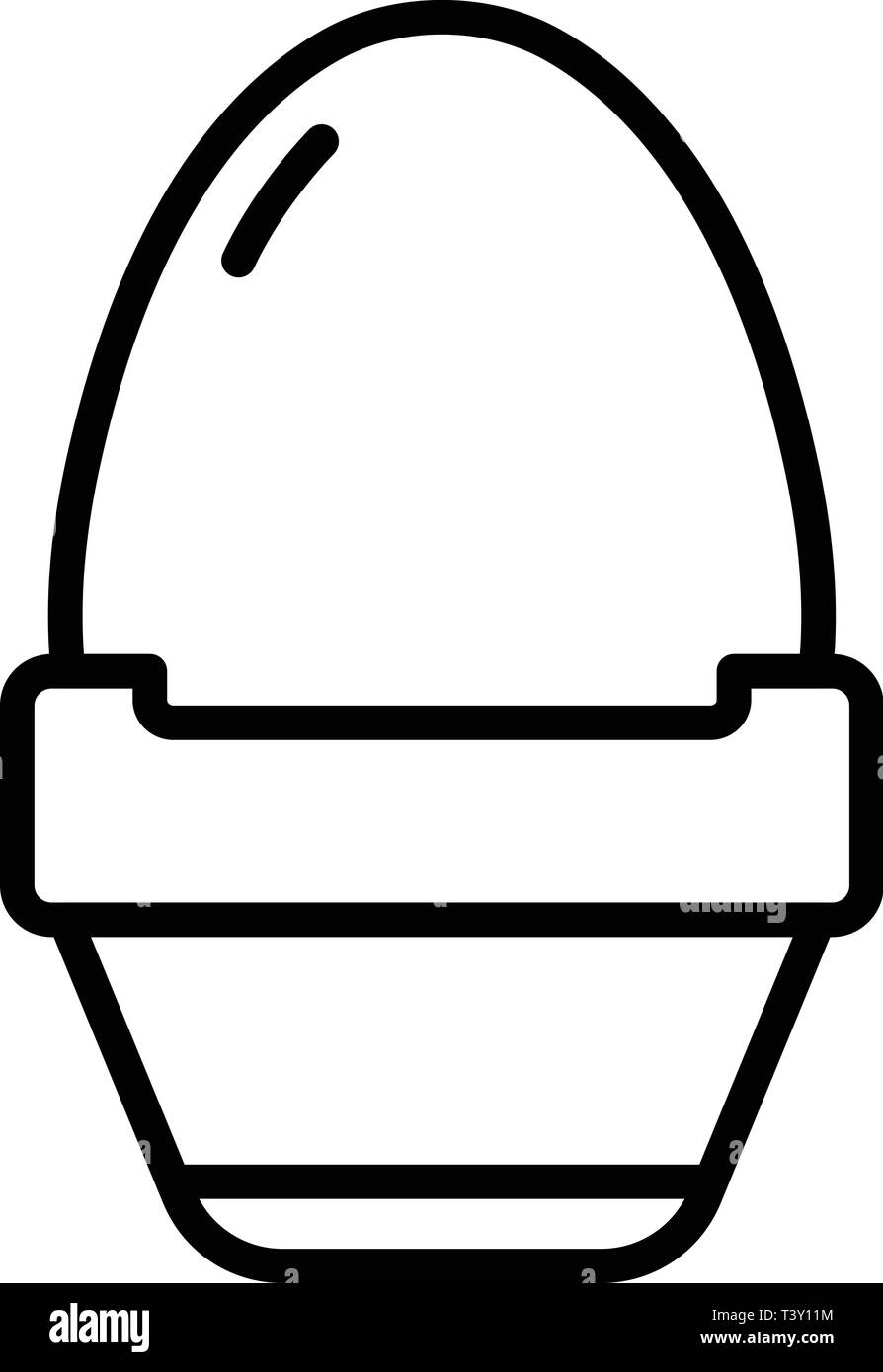 Whole egg icon, outline style Stock Vector Image & Art - Alamy