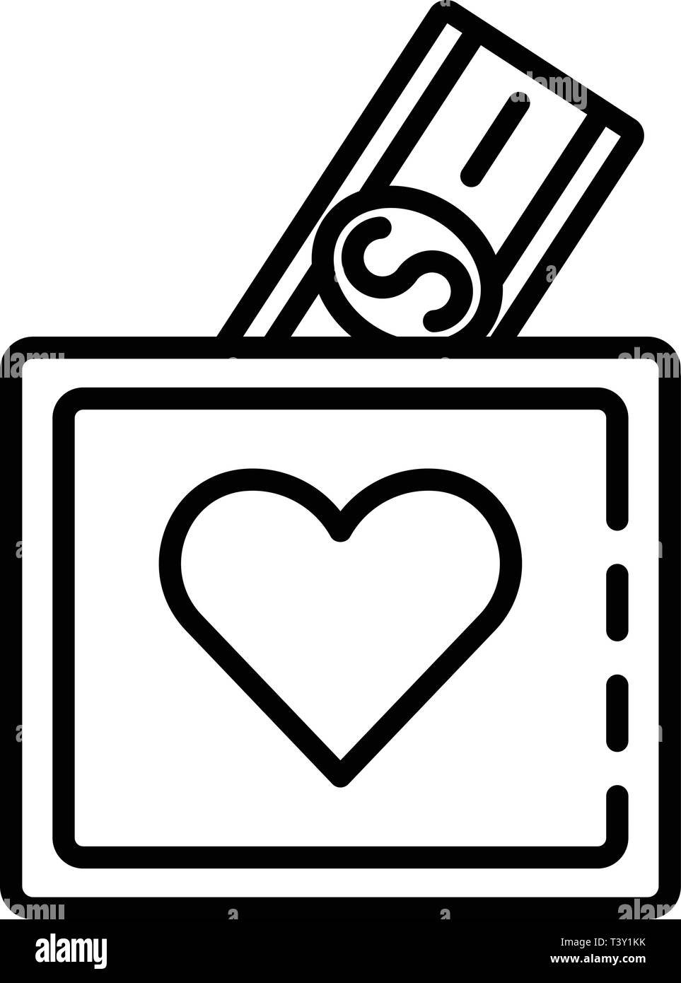 Charity money box icon, outline style Stock Vector Image & Art - Alamy Charity money box icon, outline style Stock Vector Image & Art - Alamy