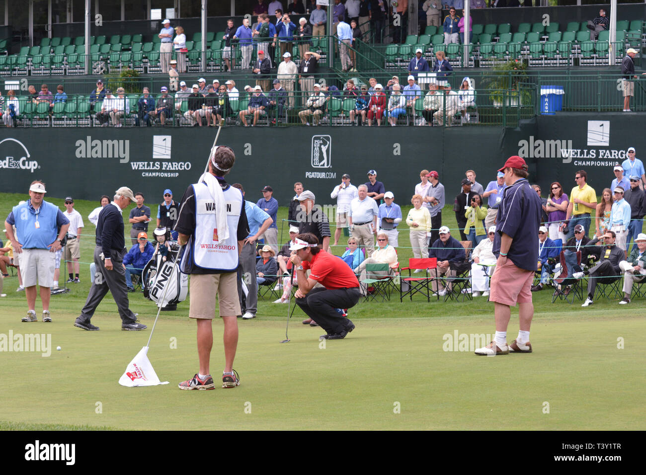 The Wells Fargo Golf Championship held at Quail Hollow Golf Club in ...