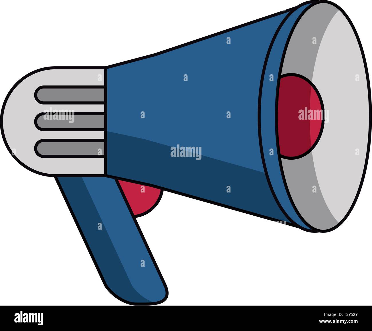 Bullhorn advertising symbol isolated Stock Vector Image & Art - Alamy