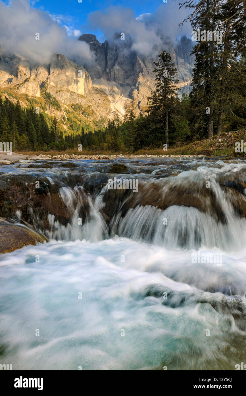 Val Vinegia, a small valley just below the high altitude pass of Passo ...