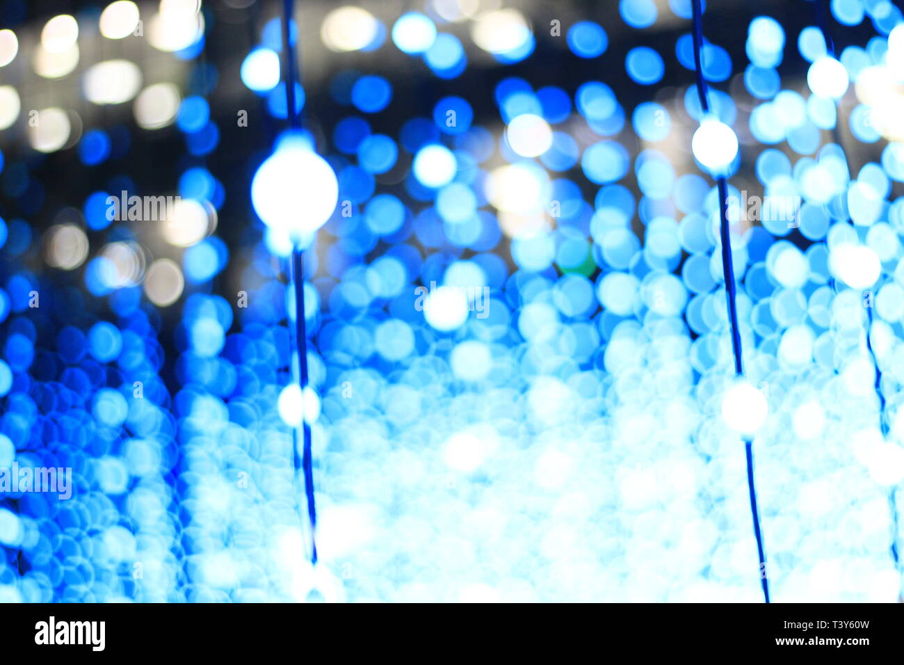 Round lights at a light show Stock Photo - Alamy