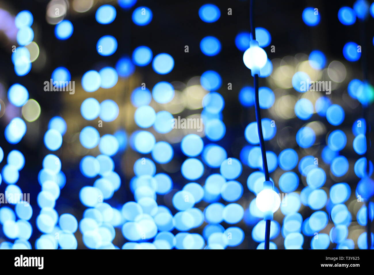 Round lights at a light show Stock Photo - Alamy
