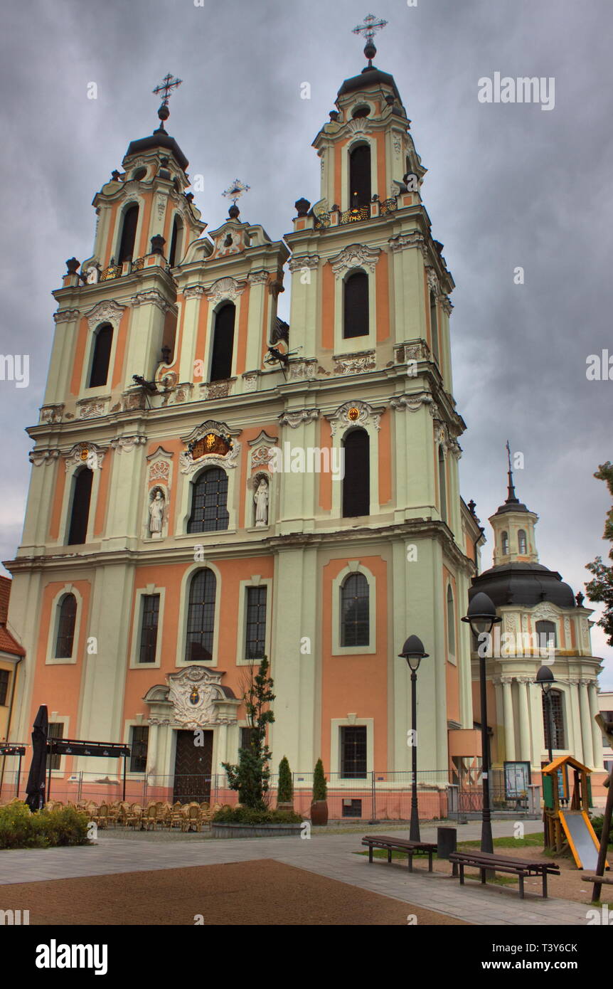 Church of St. Catherine in Vilnius, Lithuania Stock Photo - Alamy